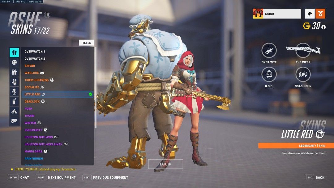 [WTS] STACKED SEASON 2 OVERWATCH ACCOUNT, Video Gaming, Gaming ...