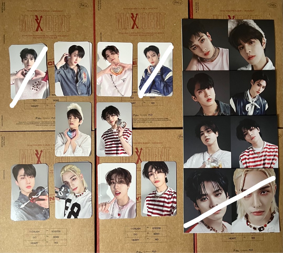 [wts] stray kids maxident case version photocards, Hobbies & Toys ...