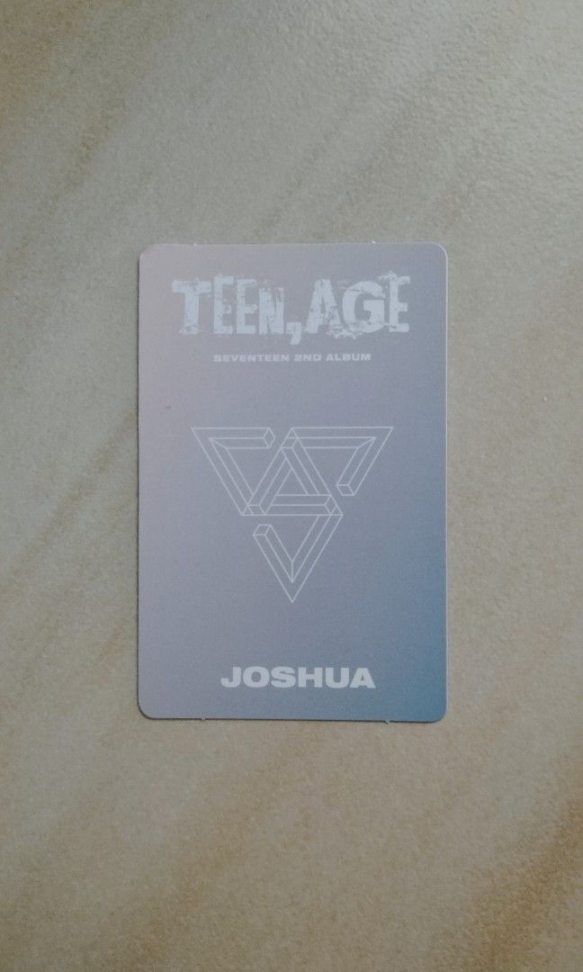 (WTS) STILL AVAILABLE SVT JOSHUA TEEN, AGE PC {PHOTOCARD}, Hobbies ...
