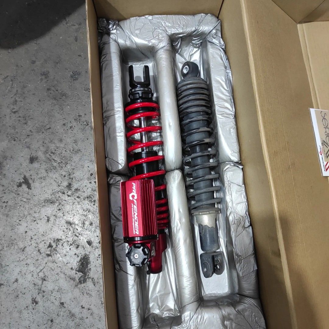 XMAX PROFENDER XSERIES LOWERED RED, Motorcycles, Motorcycle Accessories ...