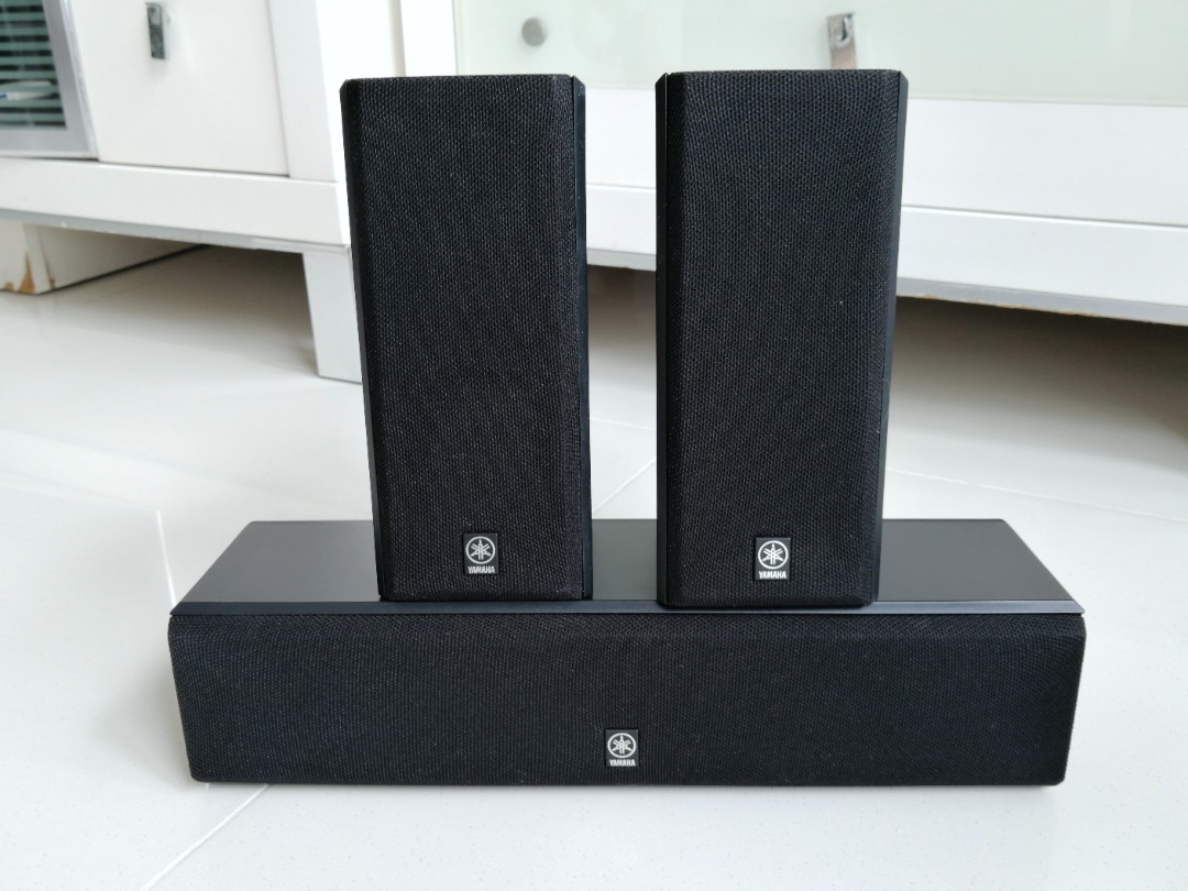 Yamaha 2.1 NS-E130/NS-C130 Surround And Centre Speakers [From NS-P110/NS-P116], Audio, Soundbars ...