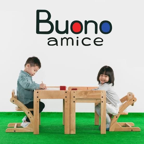 Yamatoya Buono Amice Kid's Table and Chair Study Table Montessori ...