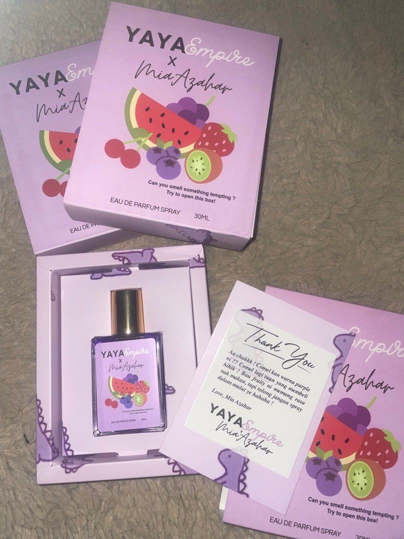 yaya empire x mia azahar perfume !, Beauty & Personal Care, Fragrance ...