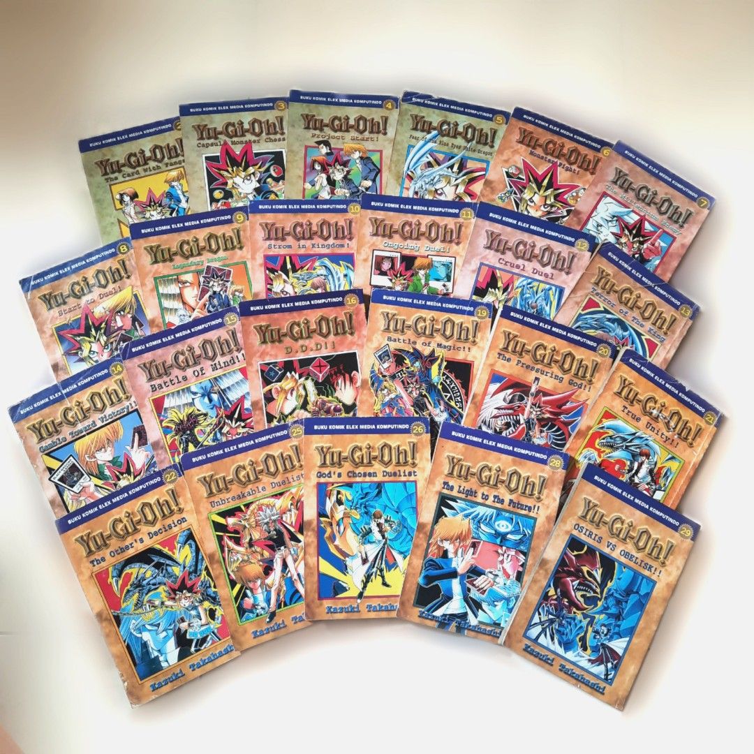 Yu-gi-Oh! ( 12 buku) (fantasy / shounen comic), Buku & Alat Tulis, Komik dan Manga di Carousell