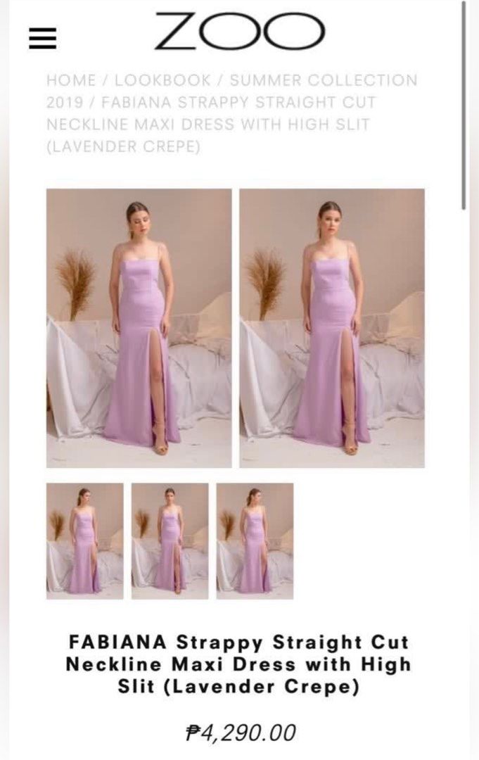 Zoo Label Fabiana Dress, Women's Fashion, Dresses & Sets, Evening ...