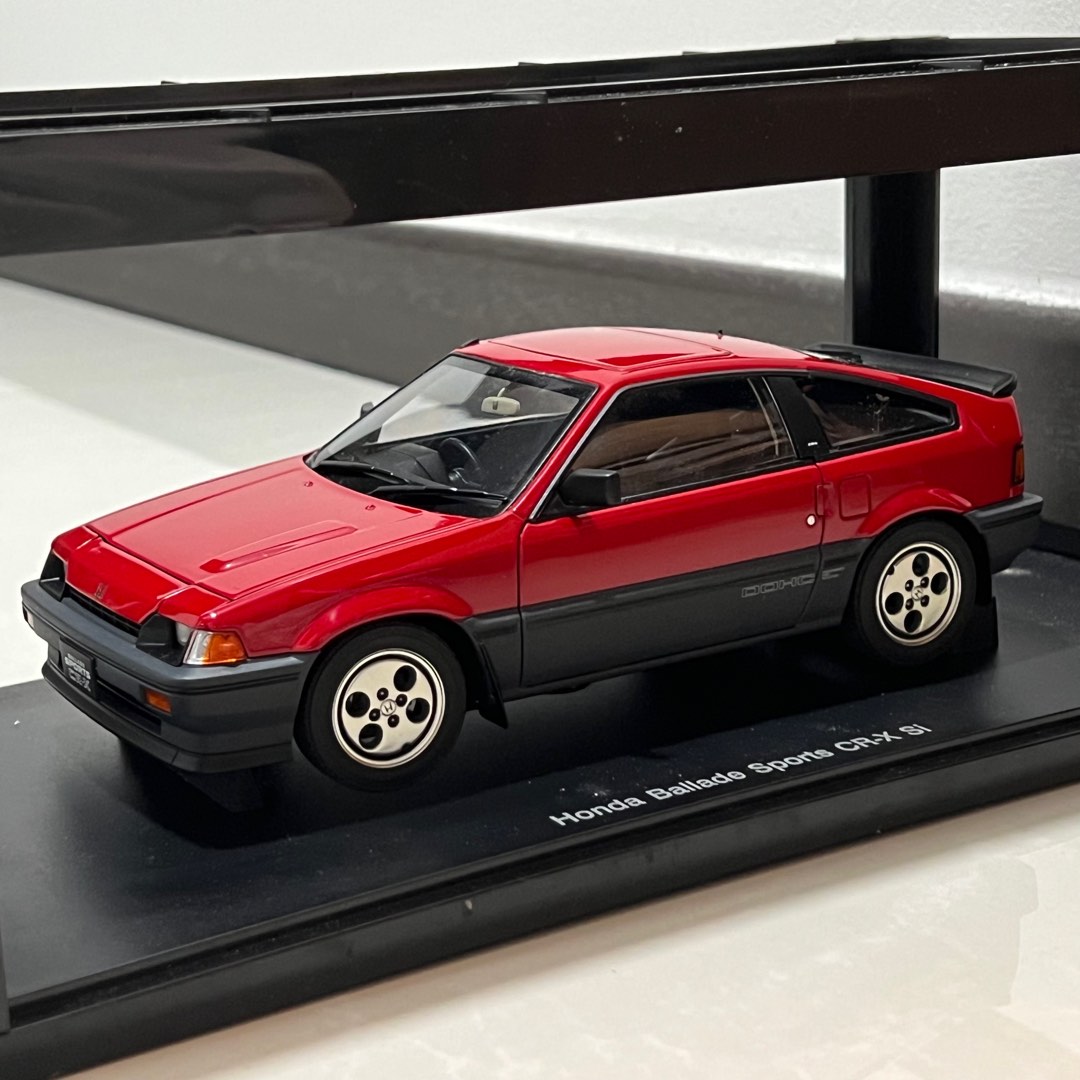 1:18 AutoArt Honda Ballade Sports CR-X (Red), Hobbies & Toys, Toys ...