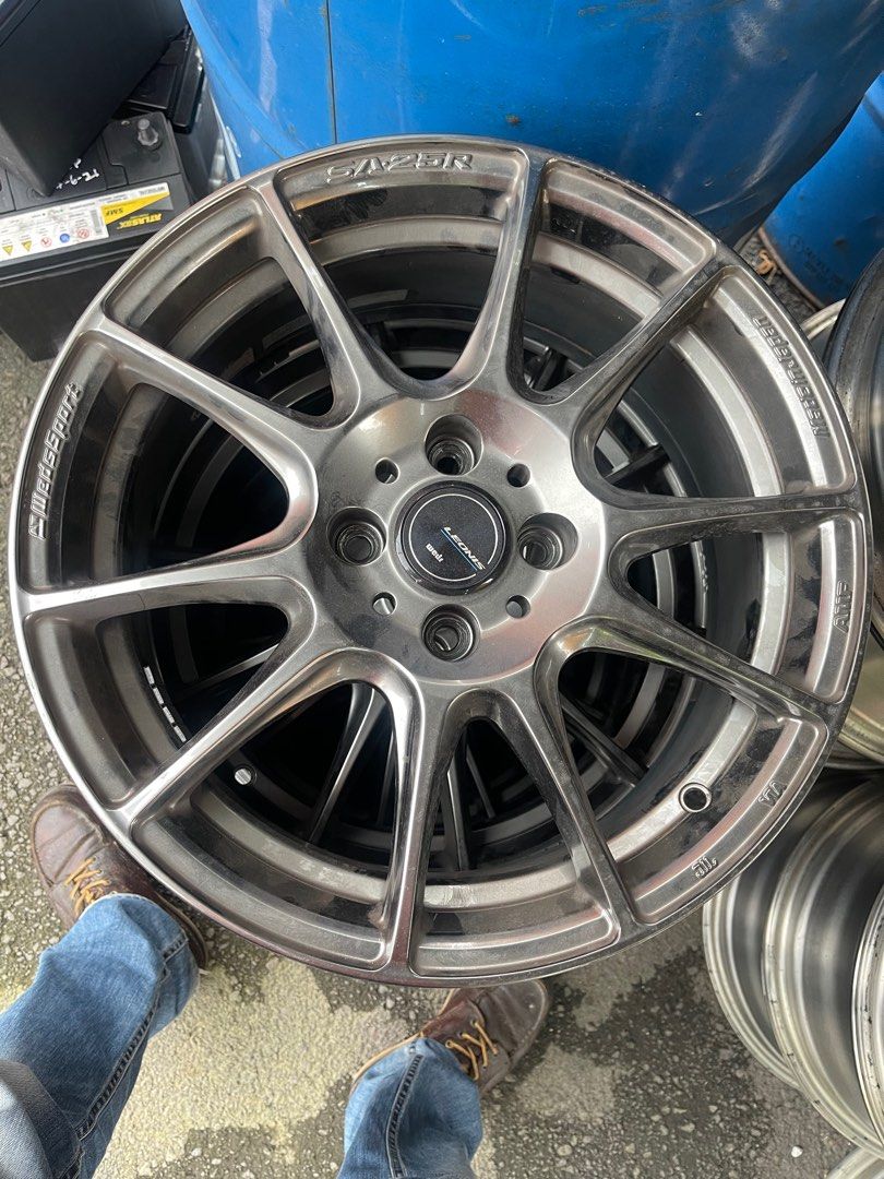 16” Wedsport SA25R Japan Sport Rim with Tyre, Car Accessories, Tyres ...