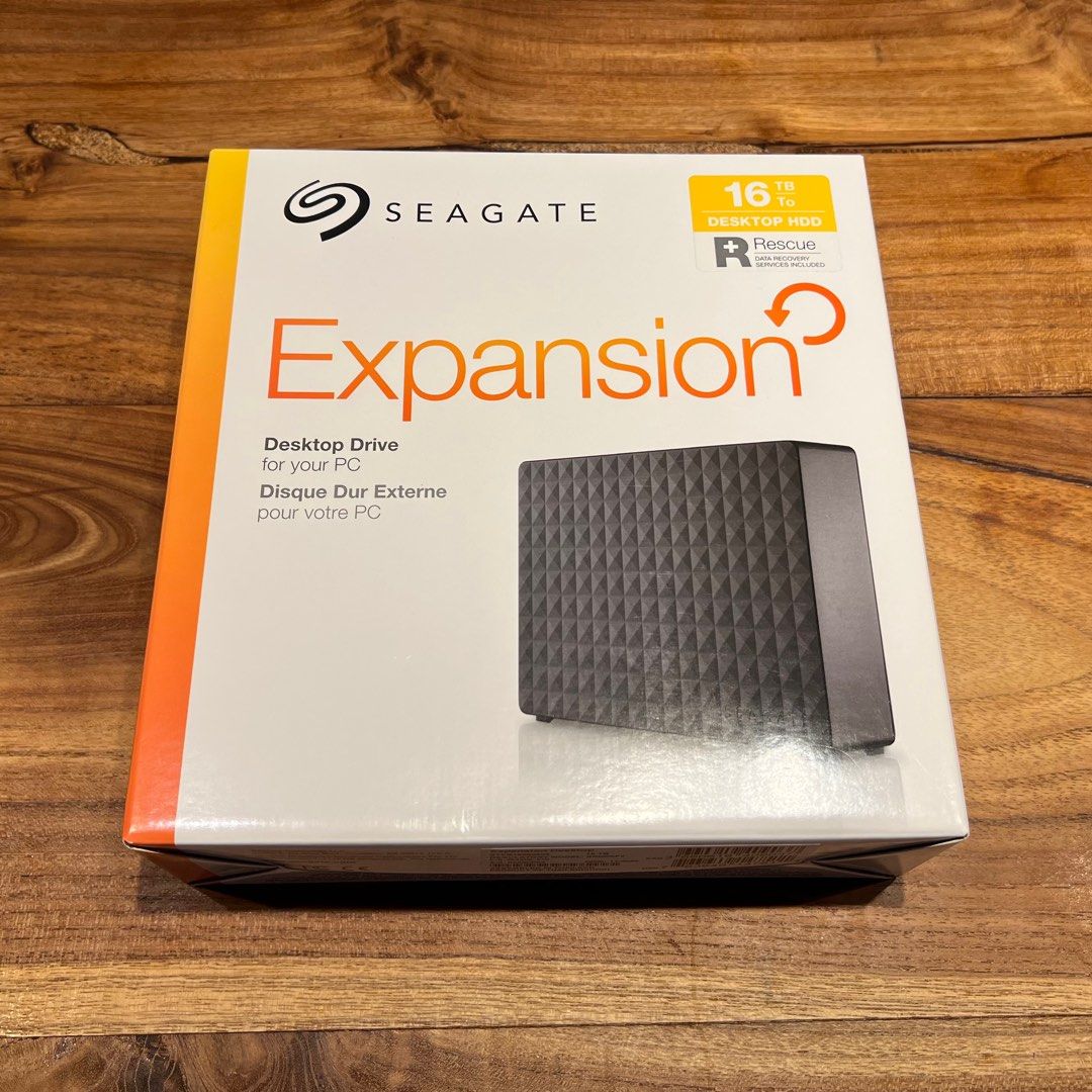 16TB Seagate Expansion Desktop External Drive, Computers & Tech, Parts ...