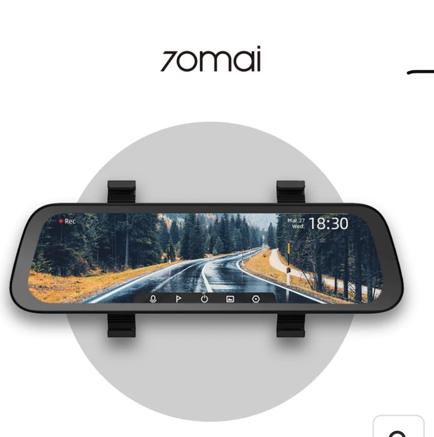 70mai Rearview Dash Cam Wide D07, Auto Accessories on Carousell