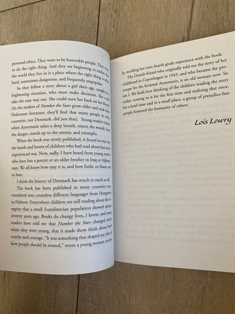 名校必讀推薦 紐伯瑞金獎書單系列 數星星 Number The Stars 英文原版 Lois Lowry 洛伊絲勞里青少年小說 兒童文學