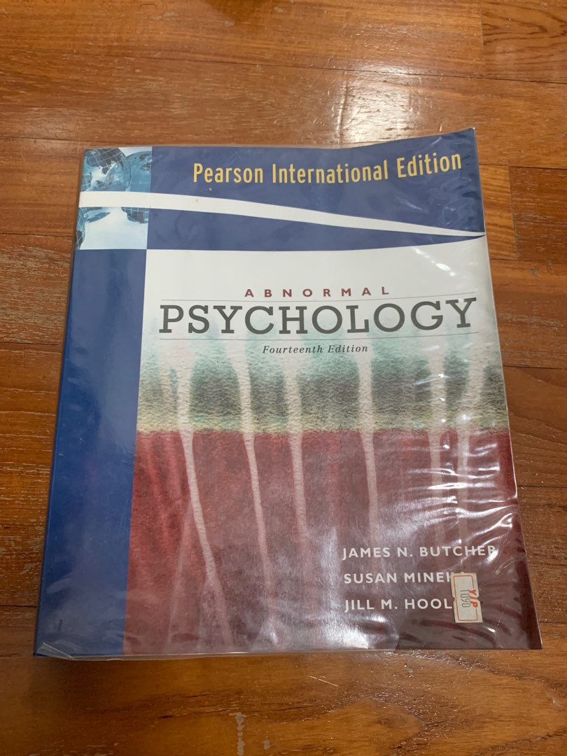Abnormal psychology (Pearson International Edition) 14th edition ...