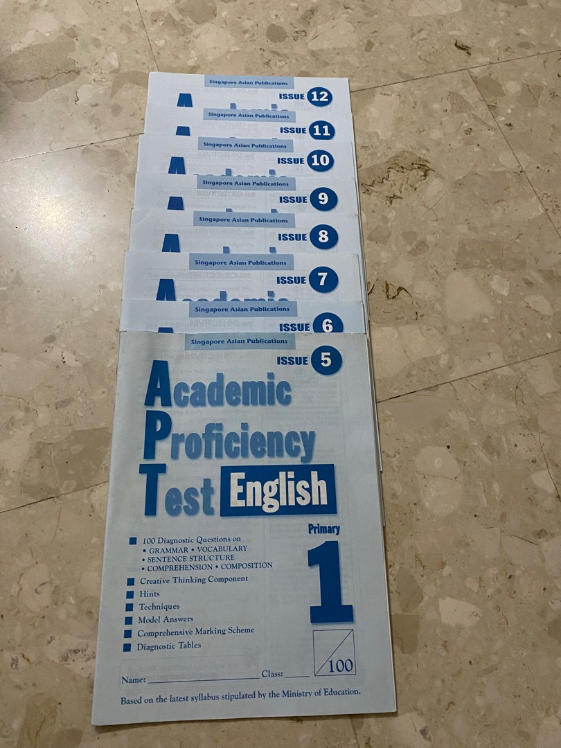 Academic proficiency test English, Hobbies & Toys, Books & Magazines ...