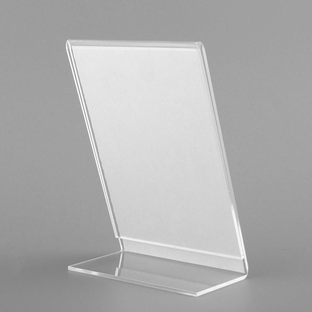 Acrylic Plastic Counter Menu Holder Perspex Leaflet Display Stands A6 ...