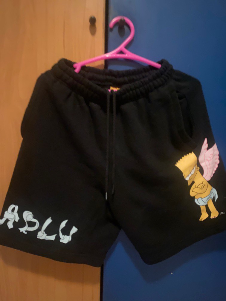 ADLV x The Simpsons shorts, Men's Fashion, Bottoms, Shorts on Carousell