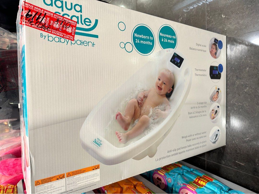 AQUA SCALE, Babies & Kids, Bathing & Changing, Bathtub & Bath ...