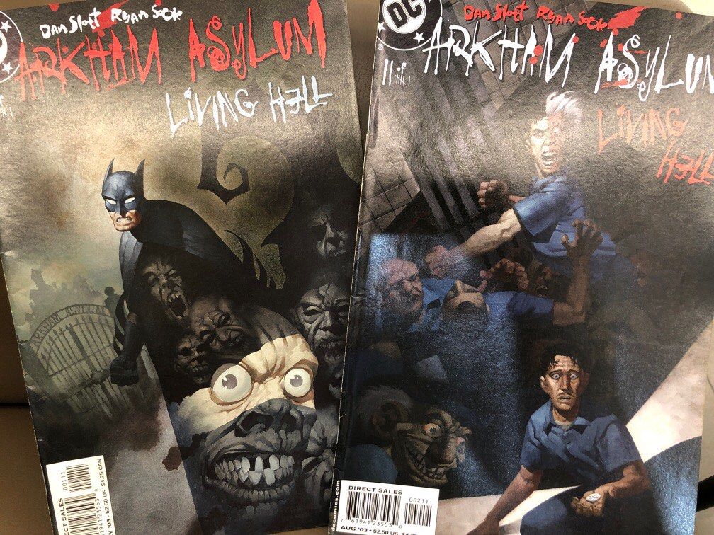 Arkham Asylum living hell - issue 1 & 2, Hobbies & Toys, Books & Magazines, Comics & Manga on ...