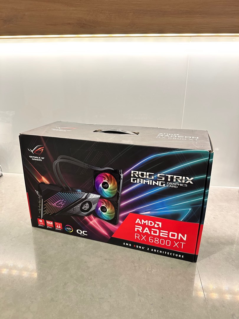 Asus ROG Radeon RX 6800 XT Liquid Cooled, Computers & Tech, Parts ...