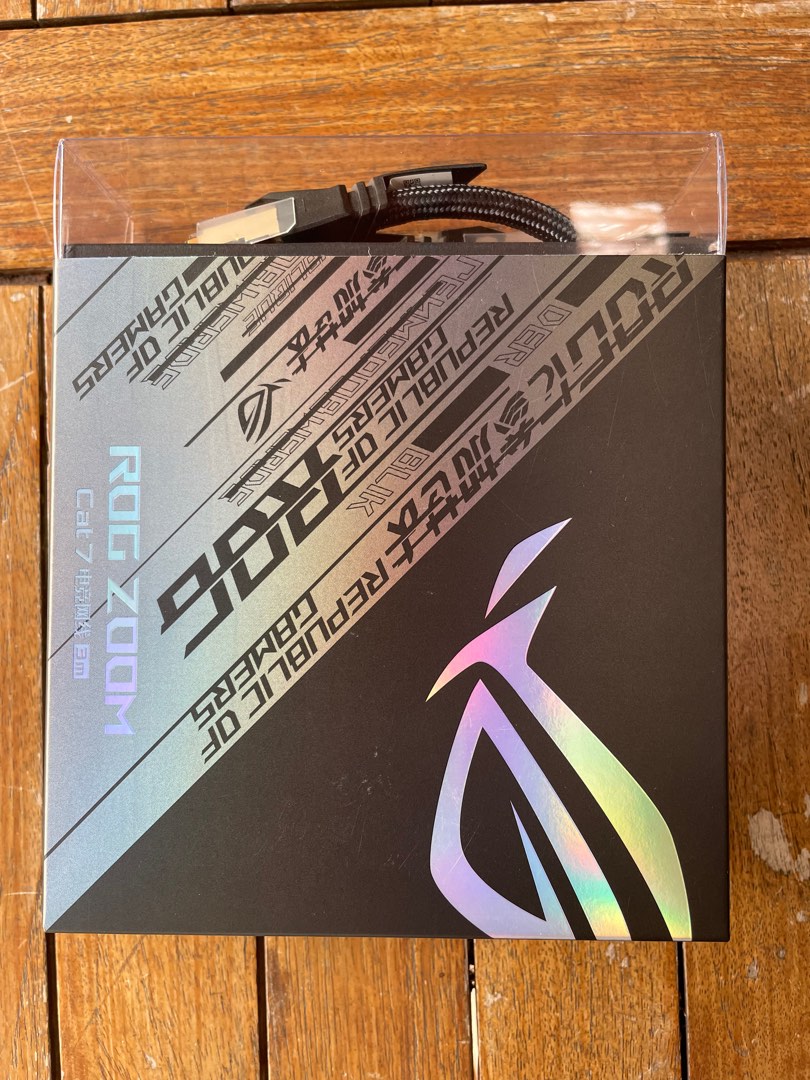 Asus ROG Zoom Cat 7 LAN Cable 3m, Computers & Tech, Parts & Accessories ...