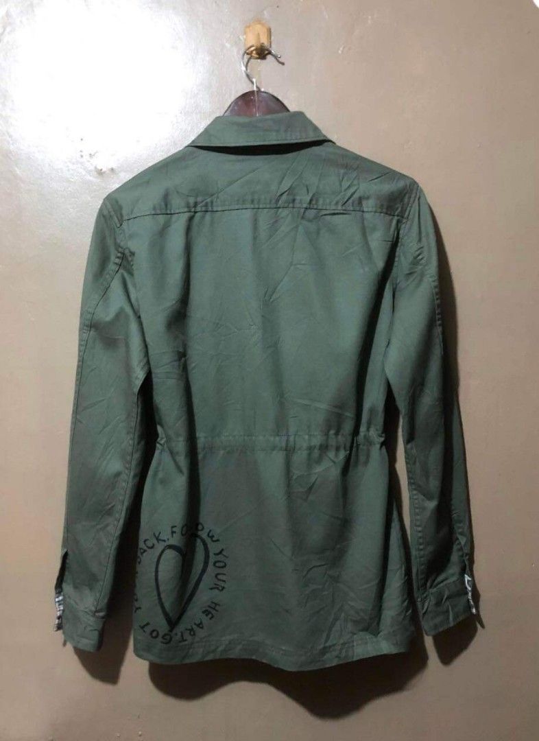 Authentic BACK NUMBER Military Style Jacket, Women's Fashion, Coats ...