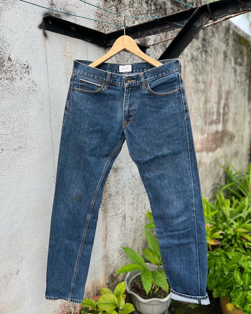 Avail Basic Selvedge Jeans Kepala Kain, Men's Fashion, Bottoms, Jeans ...