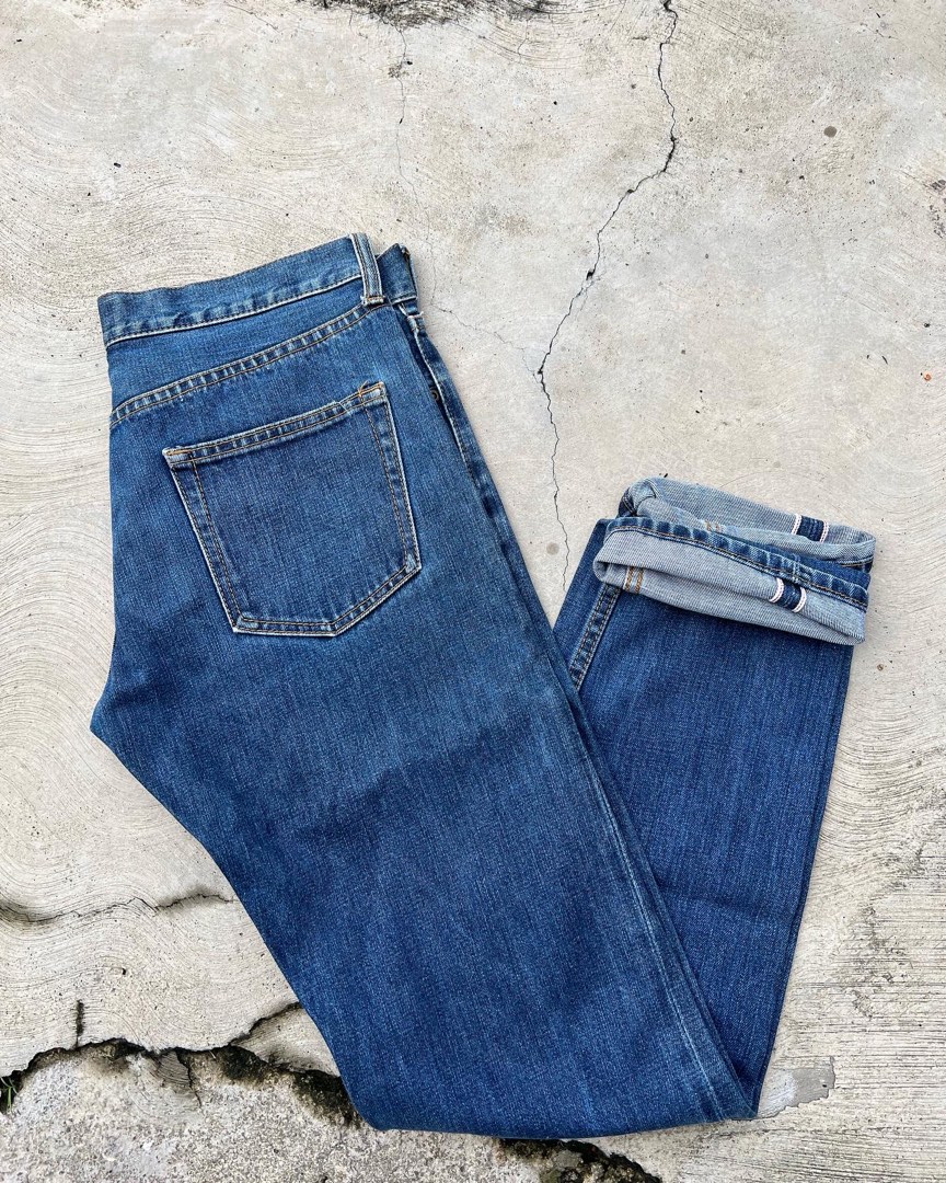 Avail Basic Selvedge Jeans Kepala Kain, Men's Fashion, Bottoms, Jeans ...