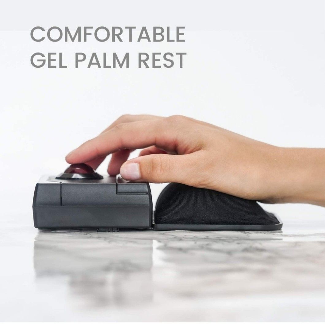 B4)Perixx PERIPRO-706 Wireless Trackball Mouse, Build-in 0.98 Inch ...