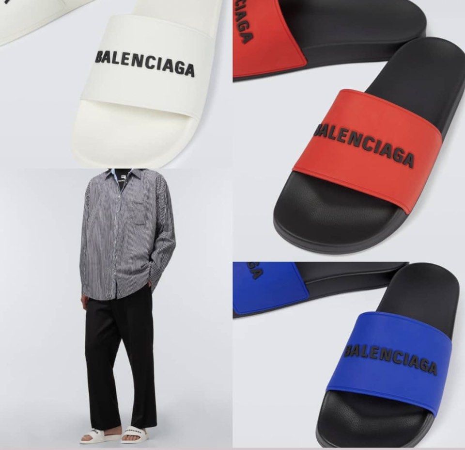 Balenciaga Slides, Men's Fashion, Footwear, Slippers & Slides on Carousell