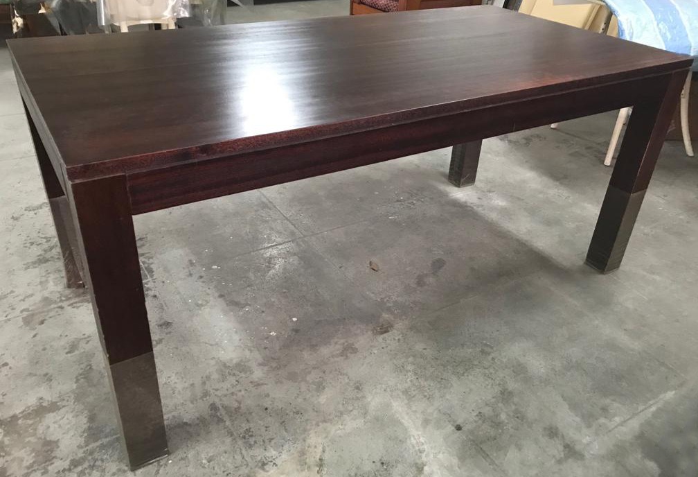 Barang Barang Wooden Dining Table, Furniture & Home Living, Furniture ...