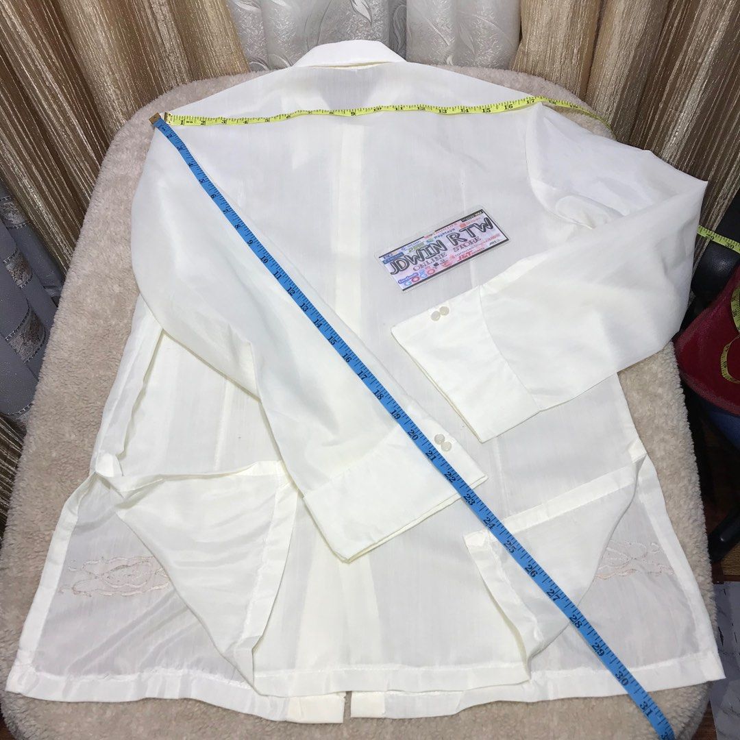 BARONG TAGALOG SIDES SPLIT HIDE FULLDOWN BUTTONS (PLS. VIEW ALL PHOTOS ...