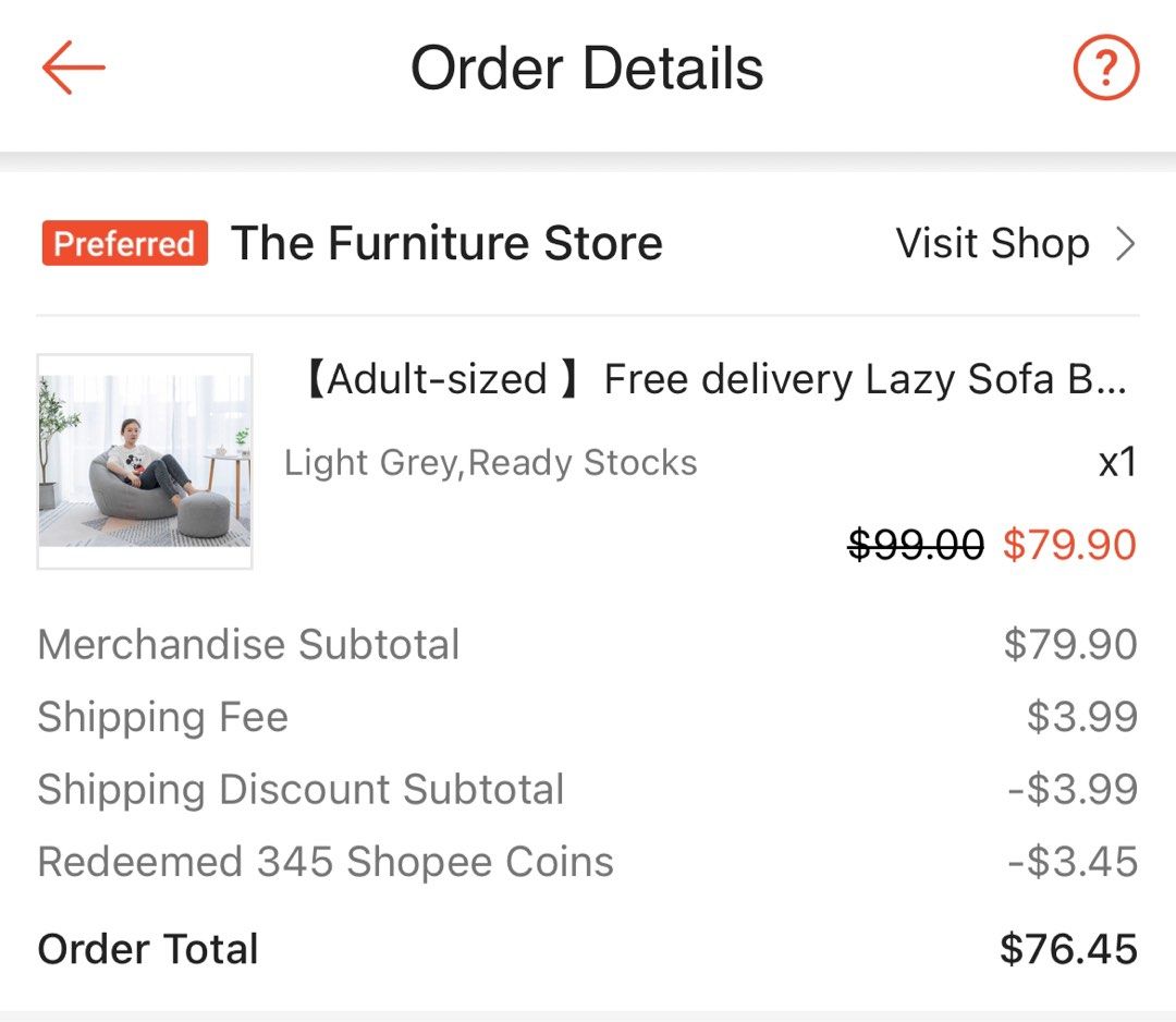 Beanbag, Furniture & Home Living, Furniture, Other Home Furniture on ...