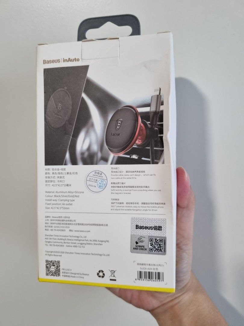 Beasus car magnetic holder (Brand new), Mobile Phones & Gadgets, Mobile ...