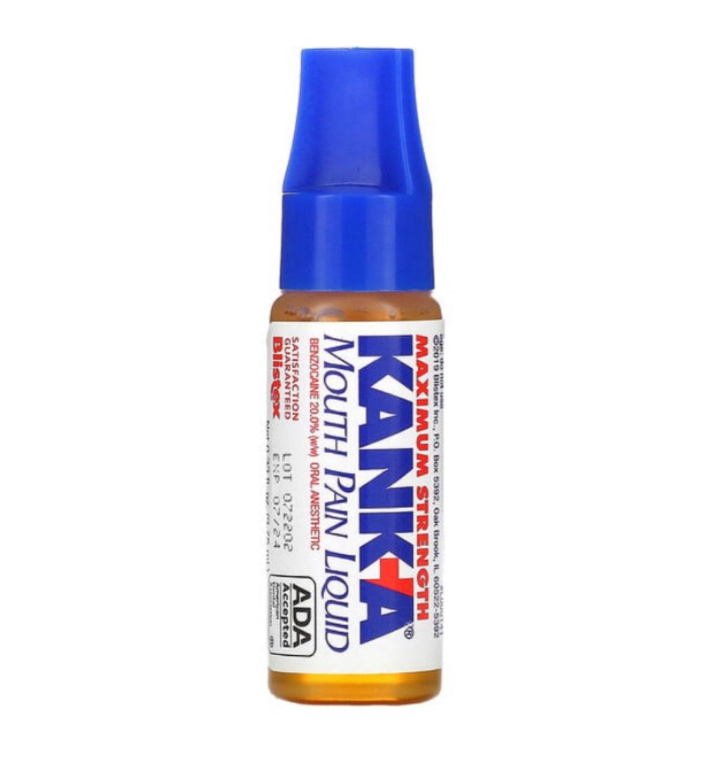 Blistex Kank-A Mouth Pain Liquid 9.75 ml expiry date 07/2024, 健康及營養食用品 ...