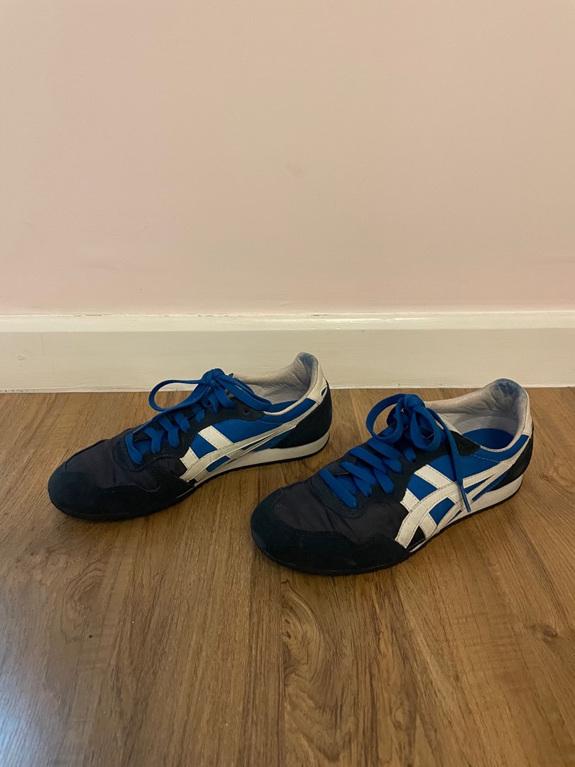 Blue Onitsuka Tiger Sneakers, Women's Fashion, Footwear, Sneakers on ...