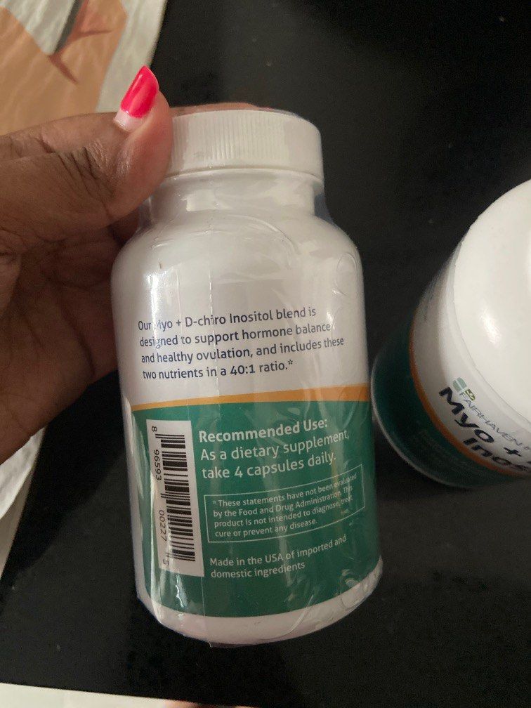 BN Fairheaven Health Myo + D-Chiro Inositol 2 bottles, Health ...