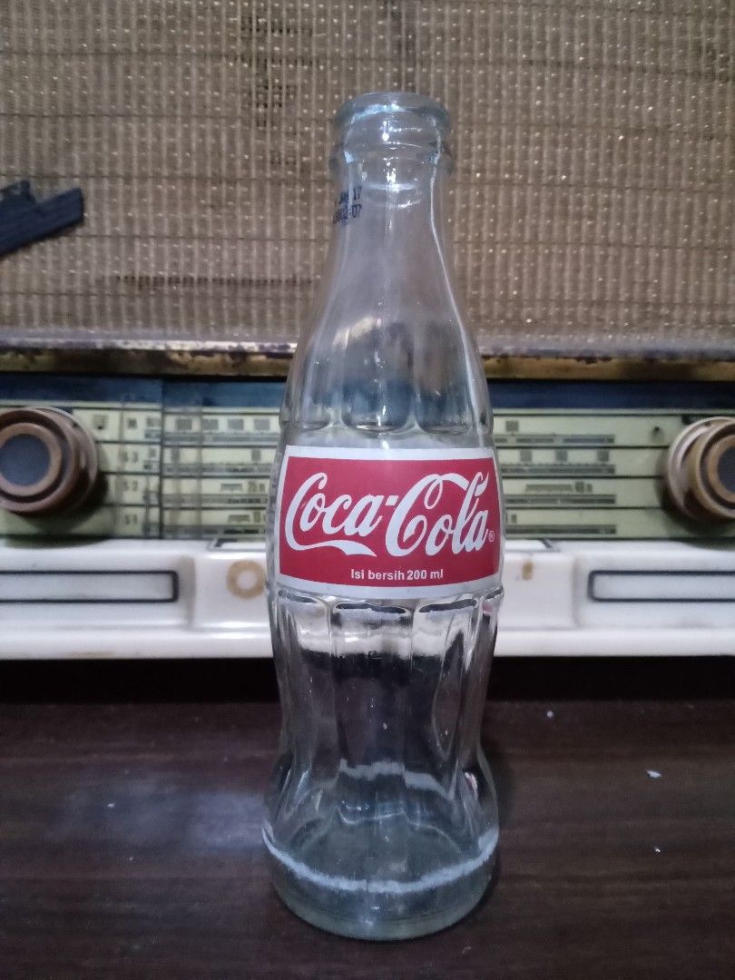 Botol kaca cocacola jadul koleksi antik dekorasi vintage pajangan retro ...