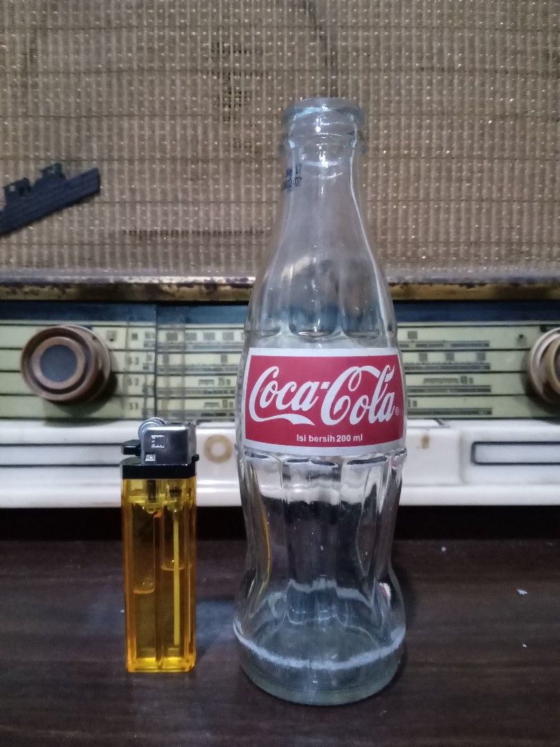 Botol kaca cocacola jadul koleksi antik dekorasi vintage pajangan retro ...