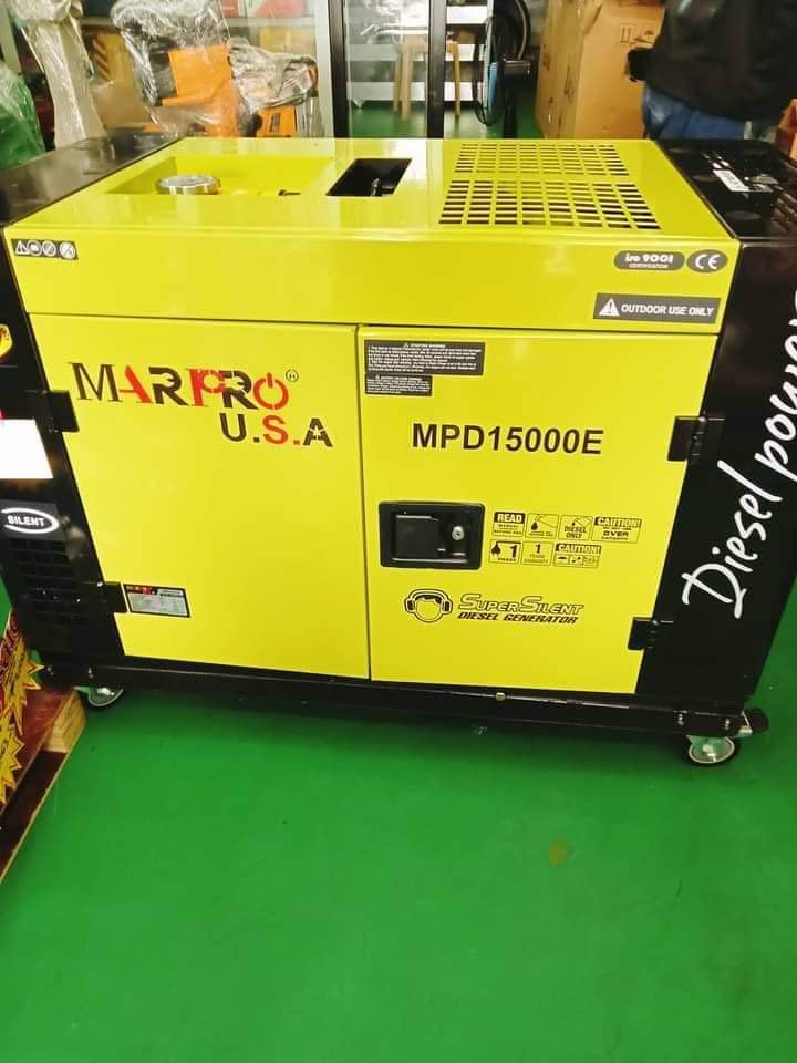 BRAND NEW MARPRO DIESEL GENERATOR 15KVA WITH ATS, Commercial ...