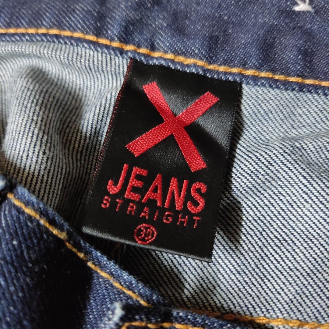 BSX Victory Or Nothing pocket embroidered jeans, Men's Fashion, Bottoms ...