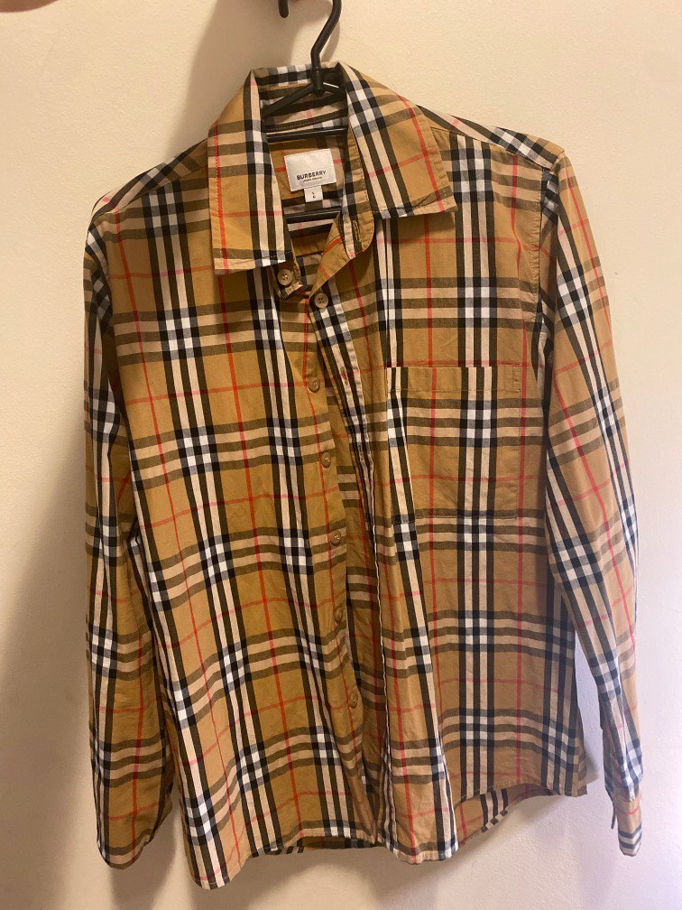 Burberry shirt, Men's Fashion, Tops & Sets, Formal Shirts on Carousell