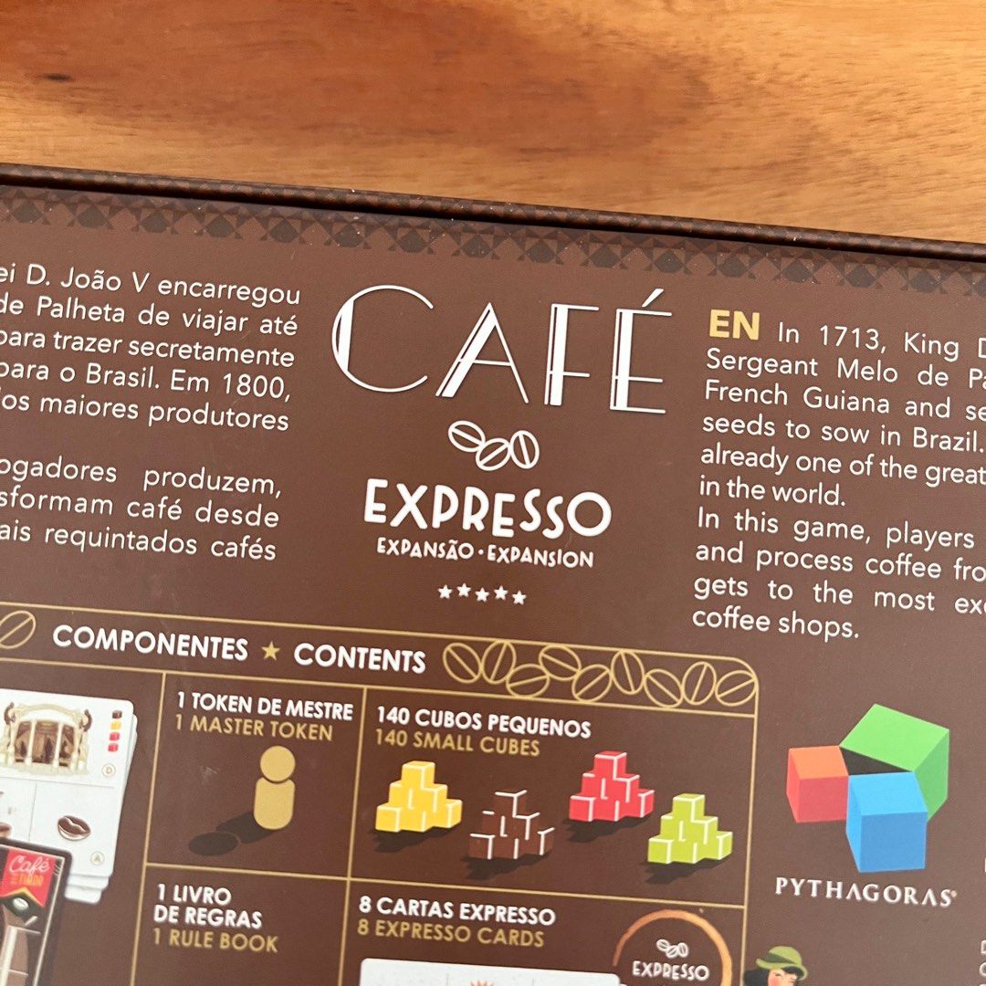 Cafe Board Game with Expresso Expansion , Hobbies & Toys, Toys & Games ...