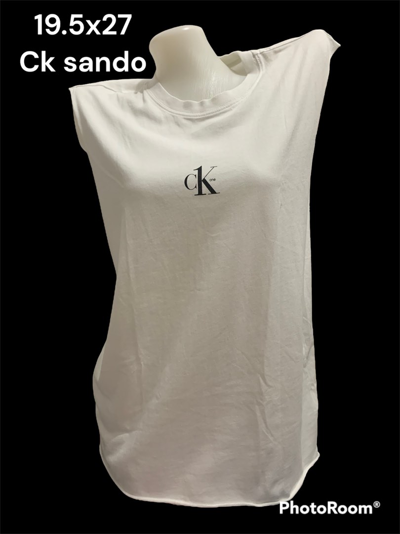 Calvin klein Sando, Men's Fashion, Activewear on Carousell