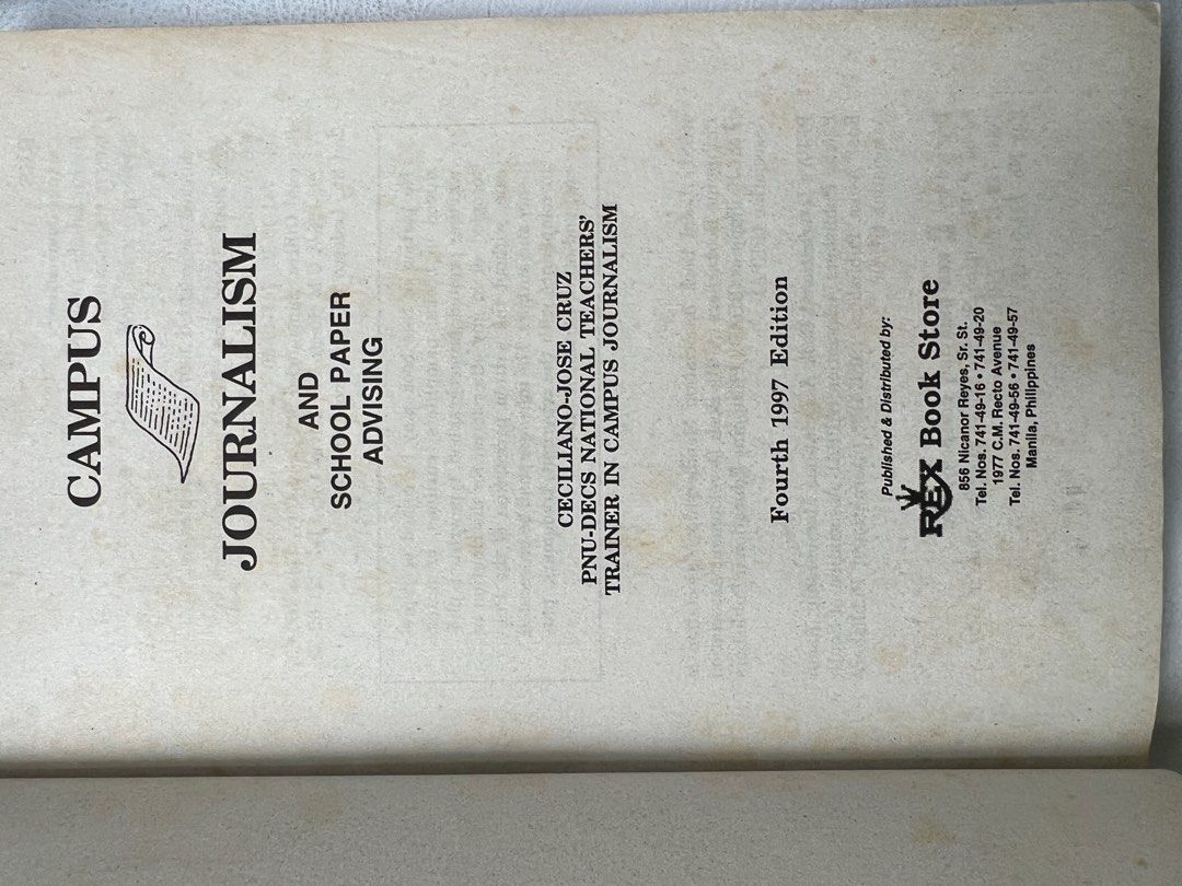 Campus Journalism 1997 Edition, Hobbies & Toys, Books & Magazines ...