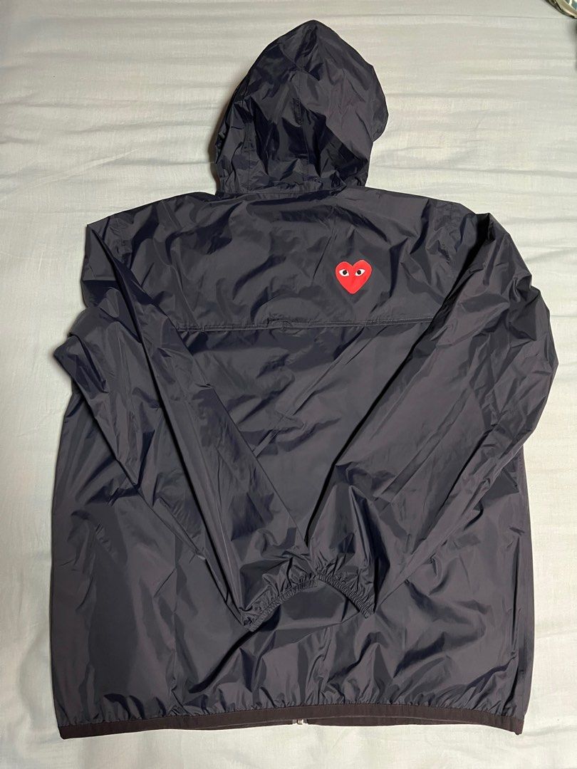 CDG x K-way collab jacket, Men's Fashion, Coats, Jackets and Outerwear ...