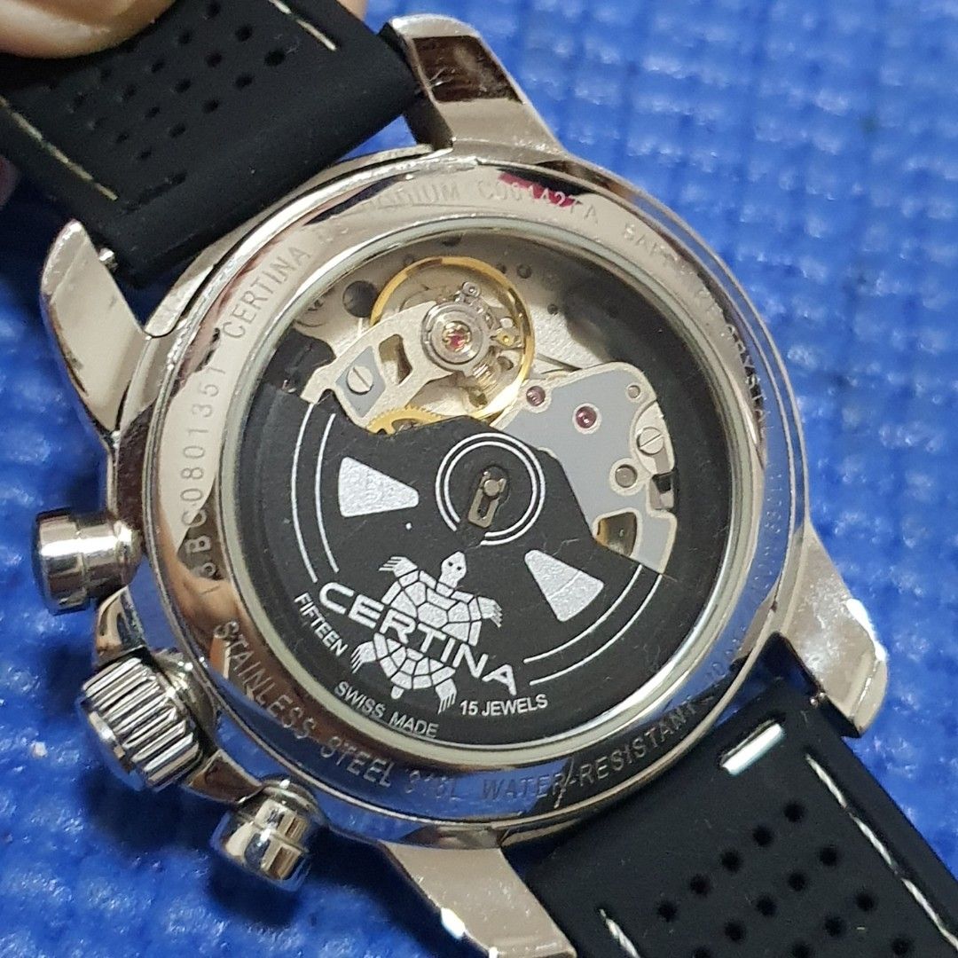 Certina DS Podium Automatic Chronograph complete set, Men's Fashion, Watches & Accessories ...