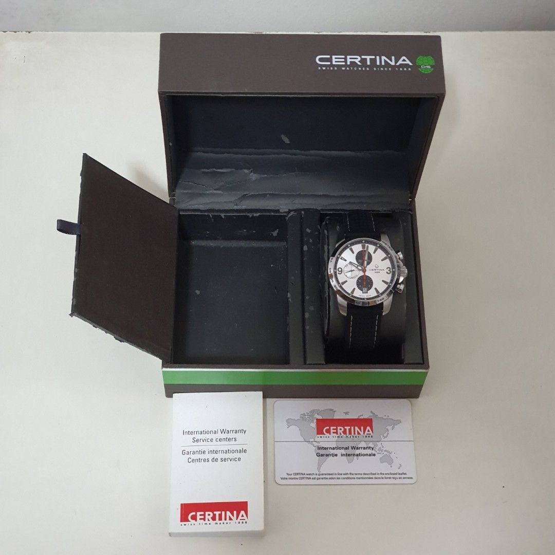 Certina DS Podium Automatic Chronograph complete set, Men's Fashion, Watches & Accessories ...