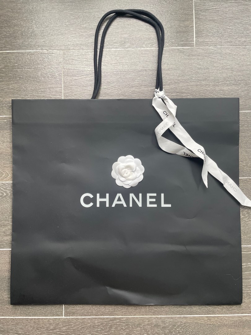 Chanel Paper Bag, Luxury, Bags & Wallets on Carousell