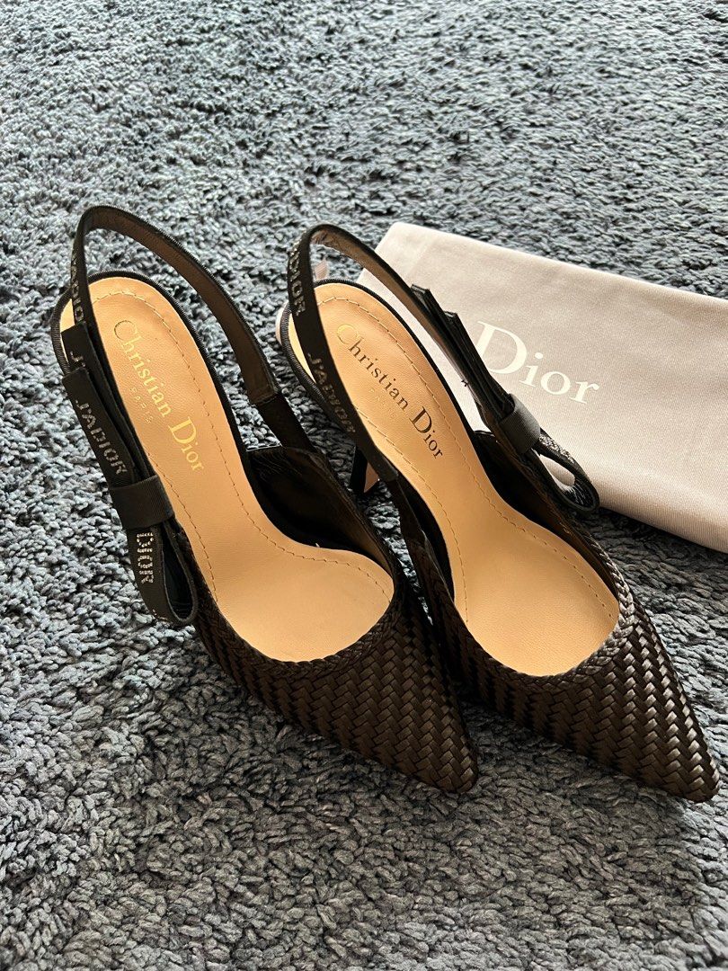 Christian Dior slingback, Luxury, Bags & Wallets on Carousell