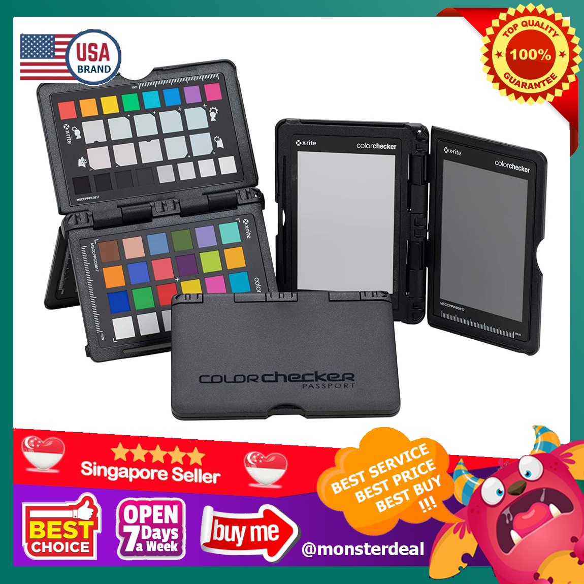 (CLEARANCE) X-Rite ColorChecker Passport Photo 2 custom camera profiles ...