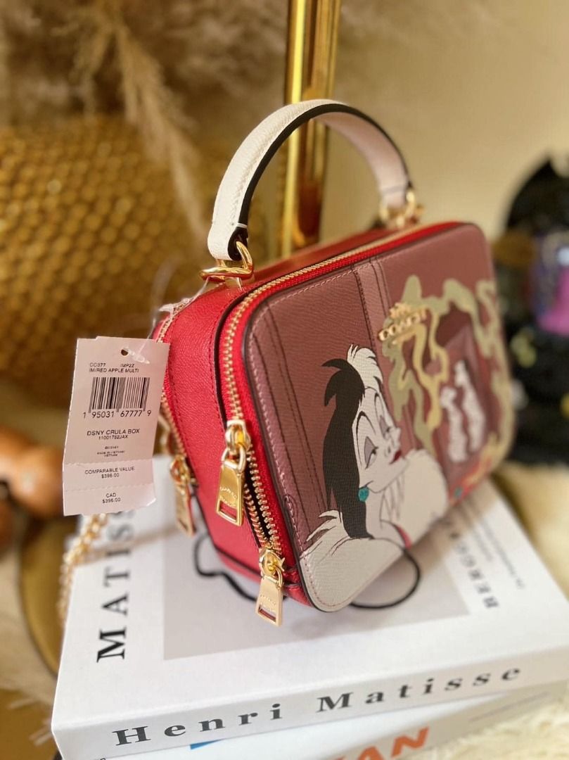 Coach Box Crossbody bag 7600 air cargo Dec EDA 6200 via sea cargo Feb ...