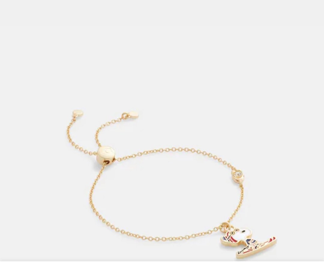 Ready stock! Coach x peanuts/ Snoopy bracelet, Luxury, Accessories on ...